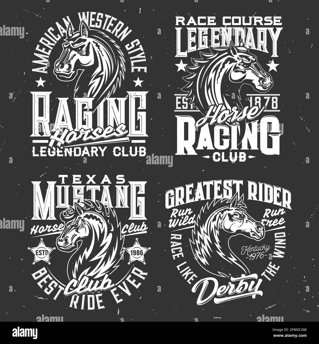 Bronco ride Black and White Stock Photos & Images - Alamy