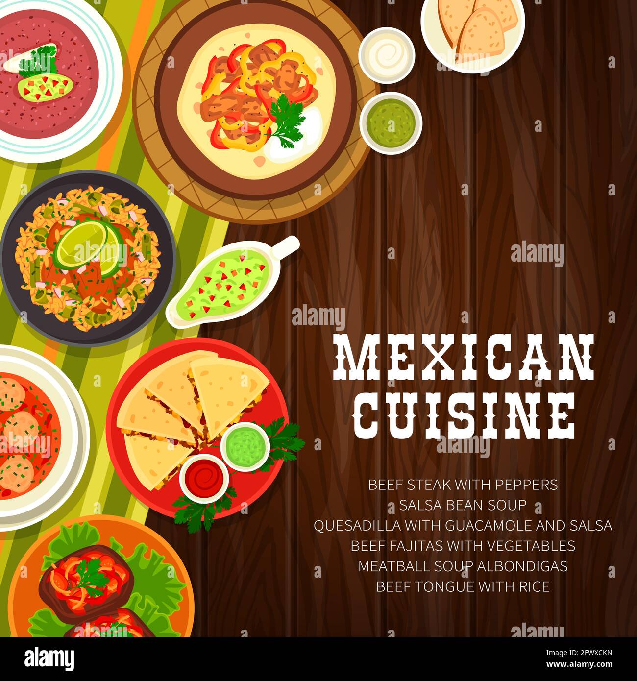 Mexican Restaurant Menu Cover Design