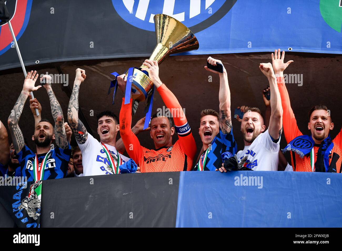 Football stadium internazionale trophy hi-res stock photography and ...