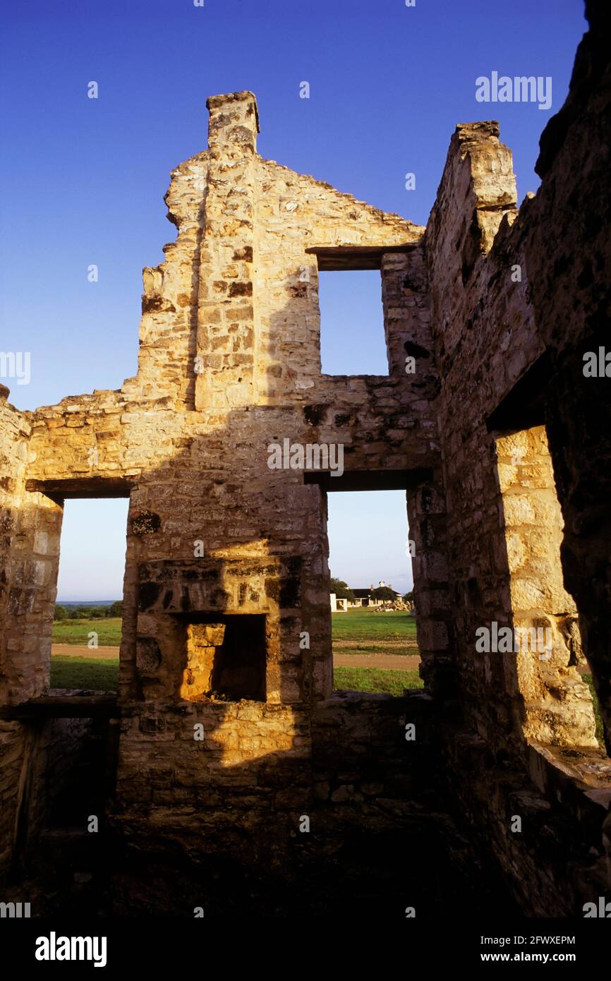 Fort McKavett; Texas Stock Photo - Alamy