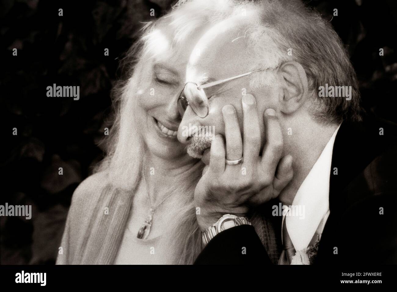 Middle-Aged Bride and Groom Stock Photo - Alamy