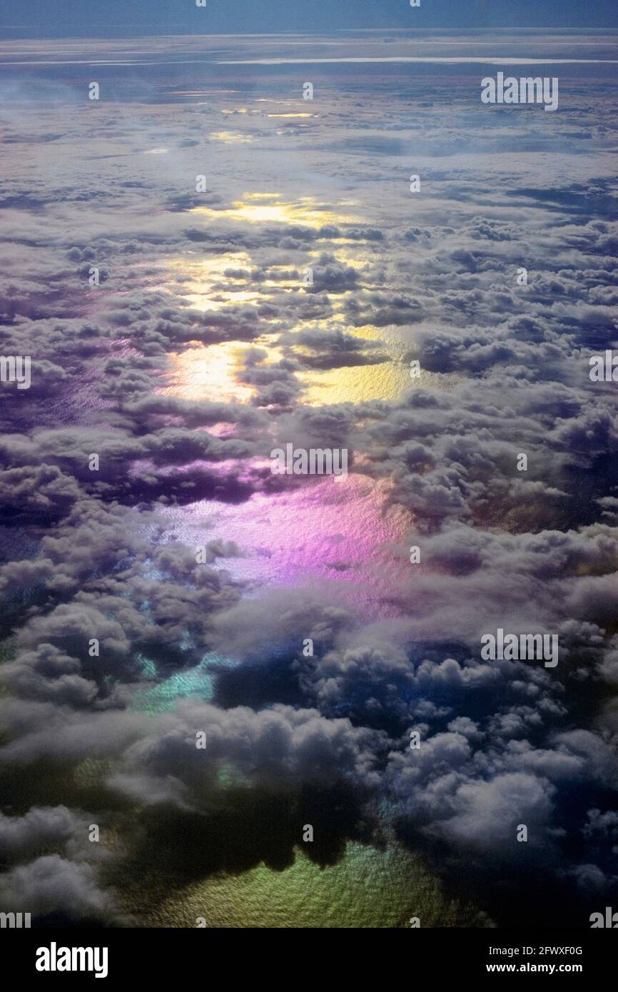 Iridescent Ocean Aerial Stock Photo - Alamy