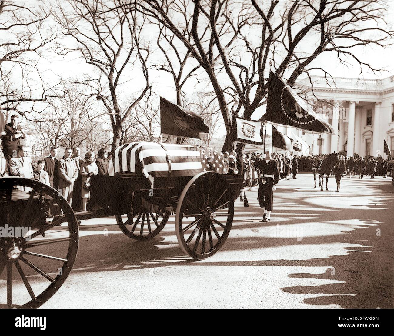Funeral procession riderless horse hi-res stock photography and images ...