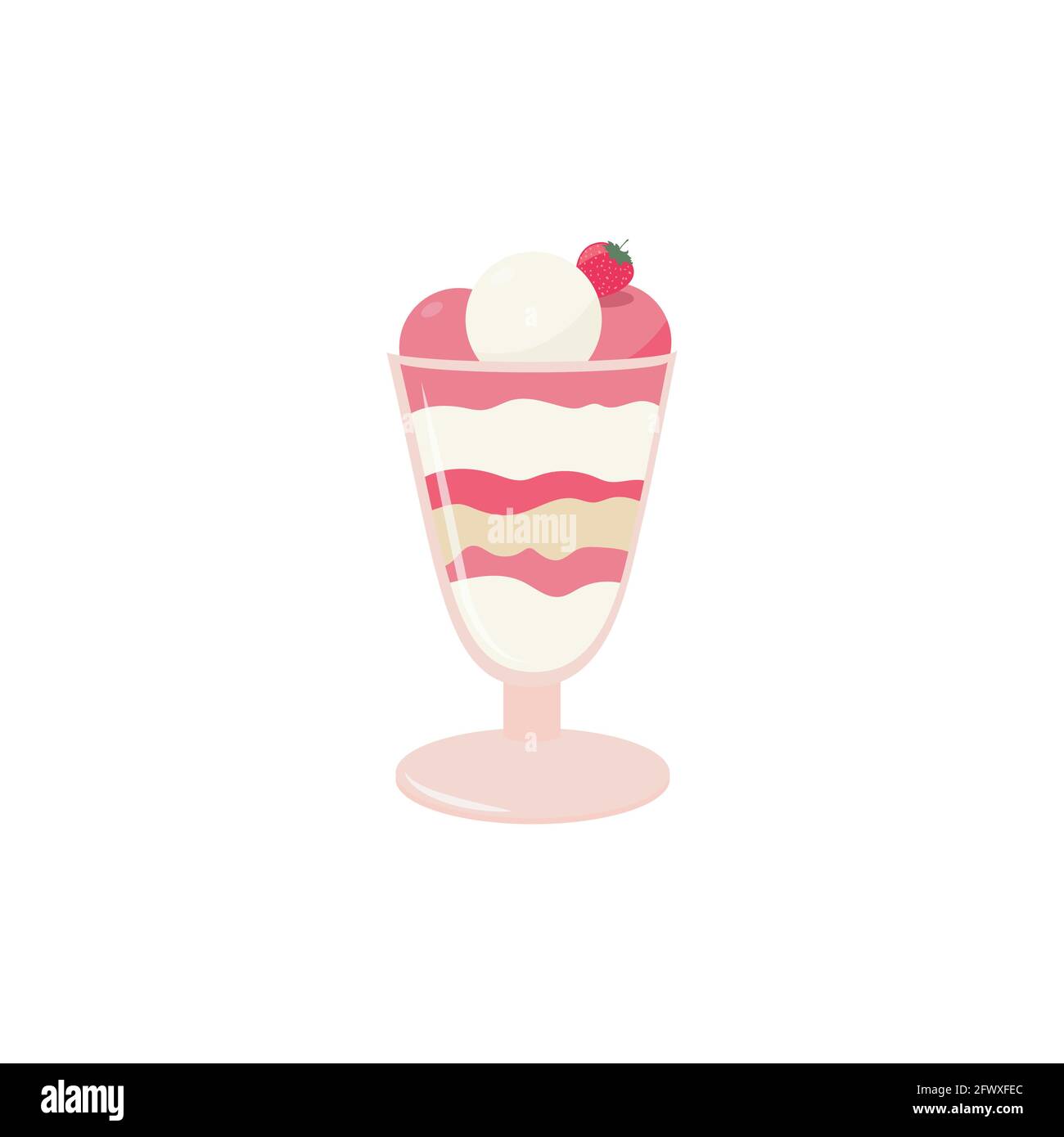 Ice Cream Glass Cup Design