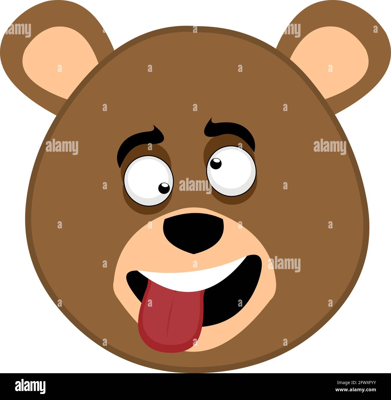 Cartoon Bear Face