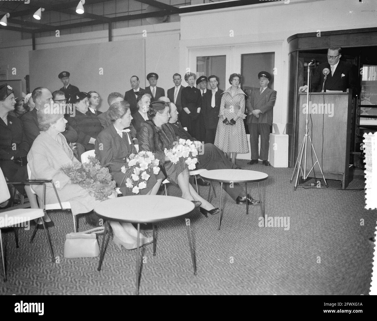 Opening of the Household Fair in the RAI building, March 22, 1957 ...