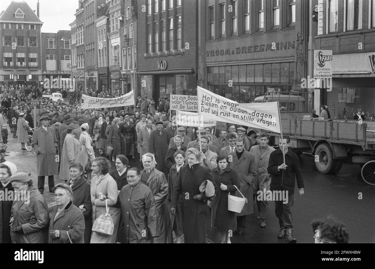 Leeuwarden base expansion protesting population hi-res stock ...