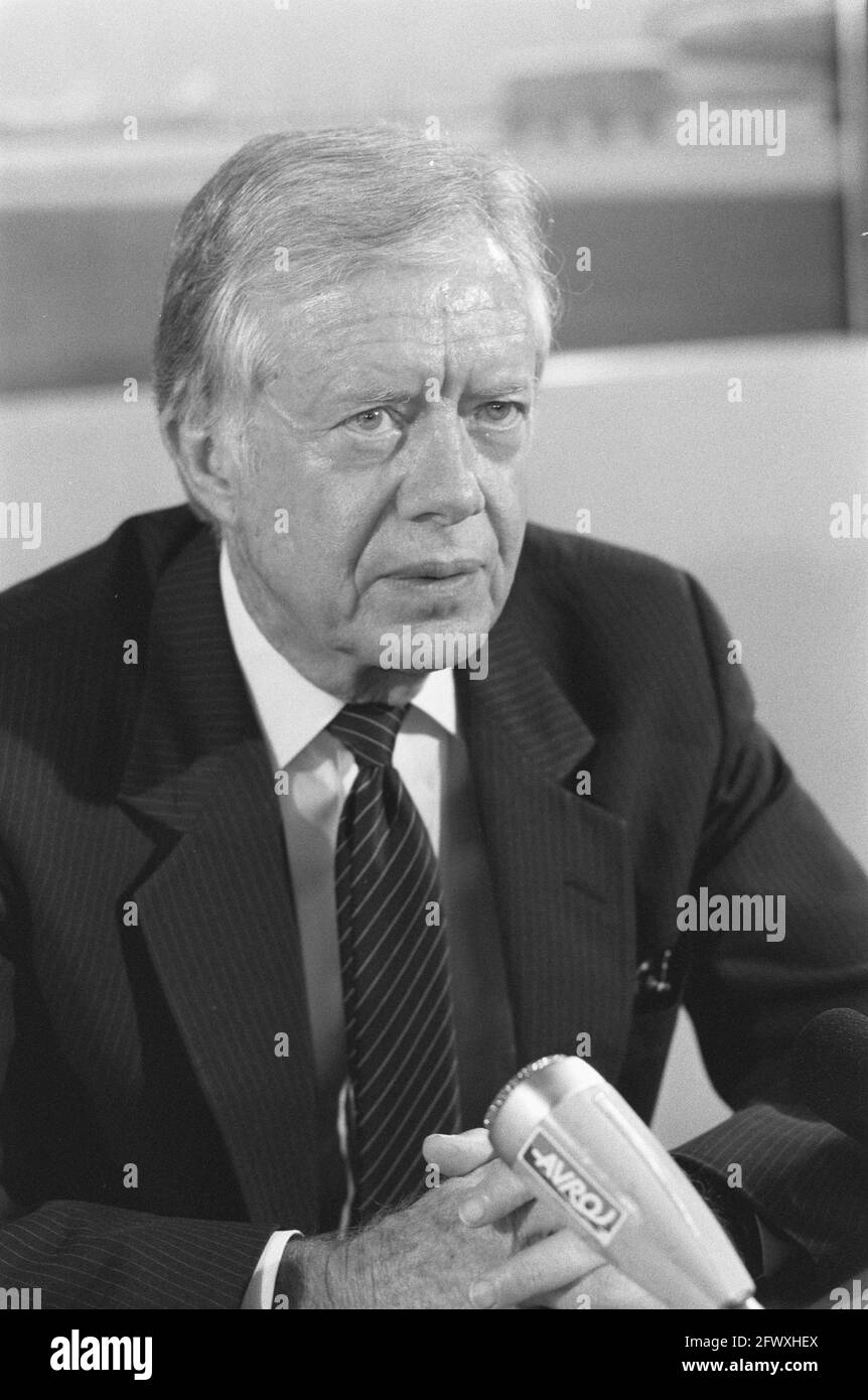 Former US President Jimmy Carter , headlines, October 11, 1988 ...