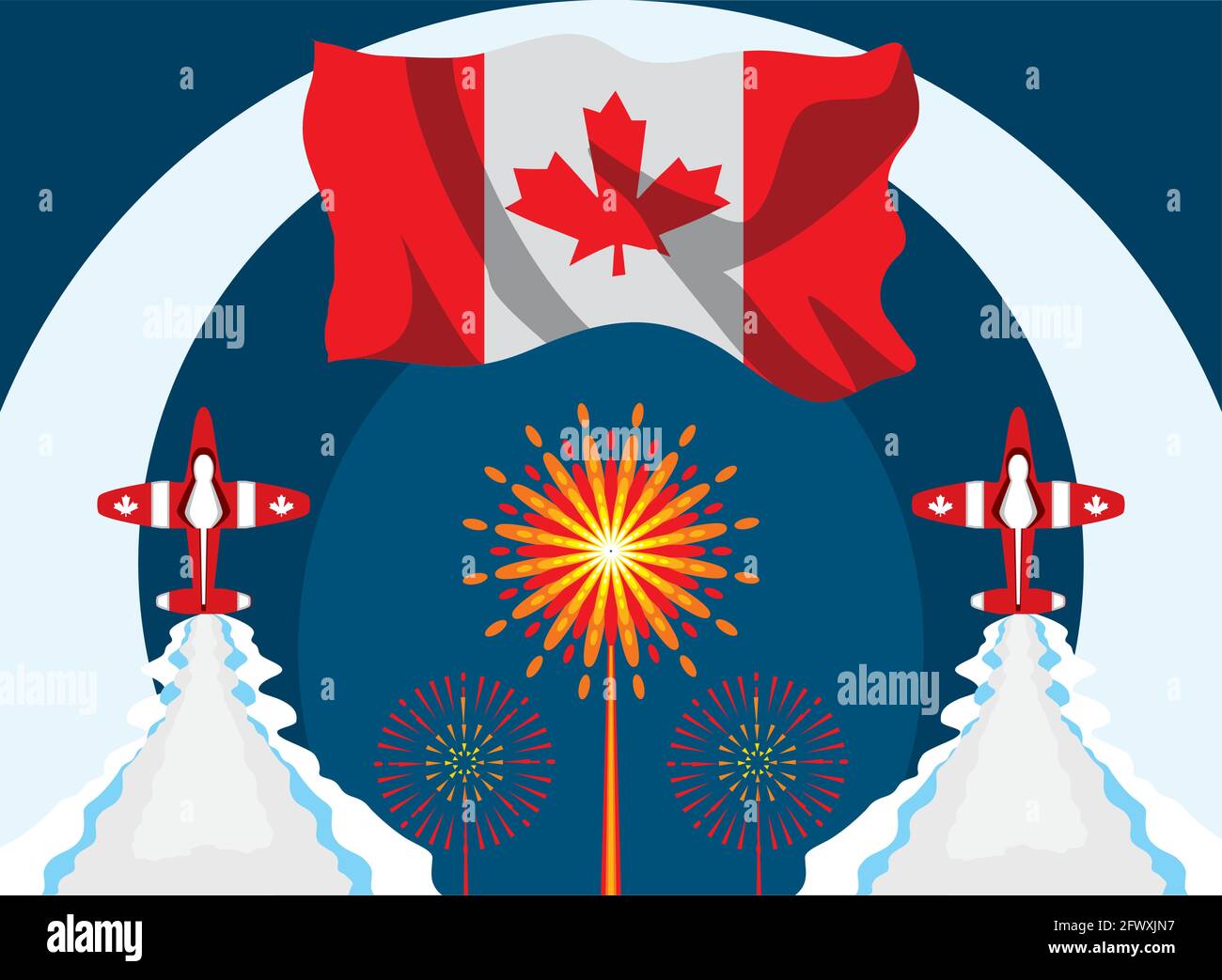 independence canadian celebration Stock Vector Image & Art - Alamy