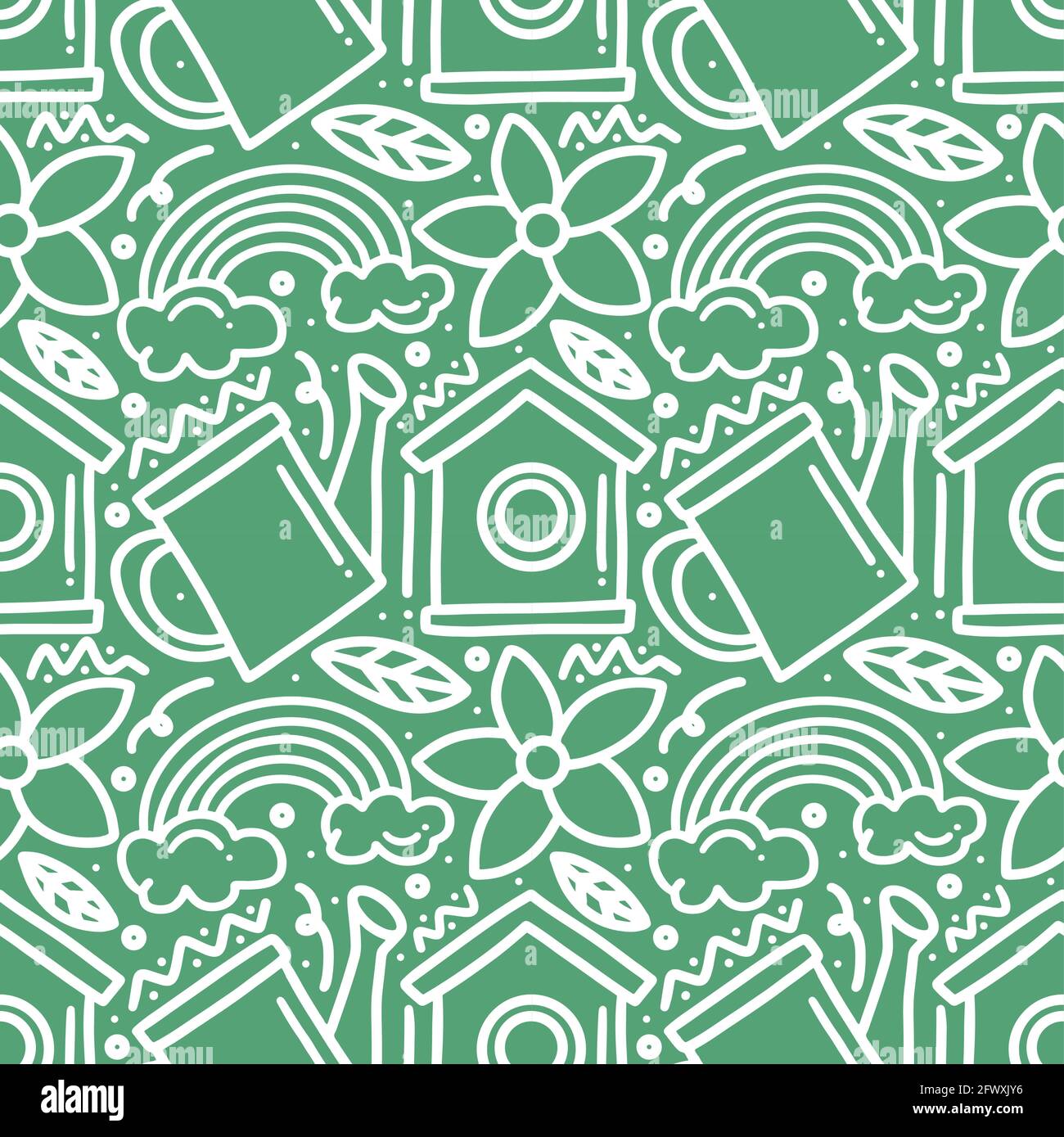 doodle set of spring time hand drawing Stock Vector Image & Art - Alamy