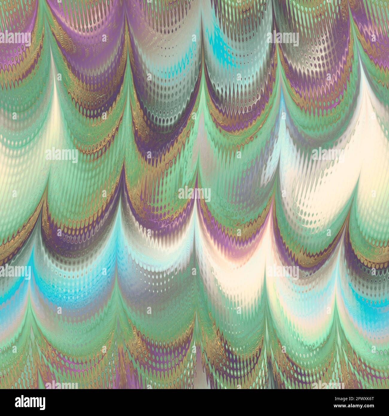 Artistic illustration of Mother of Pearl wavy pattern. Iridescent ...