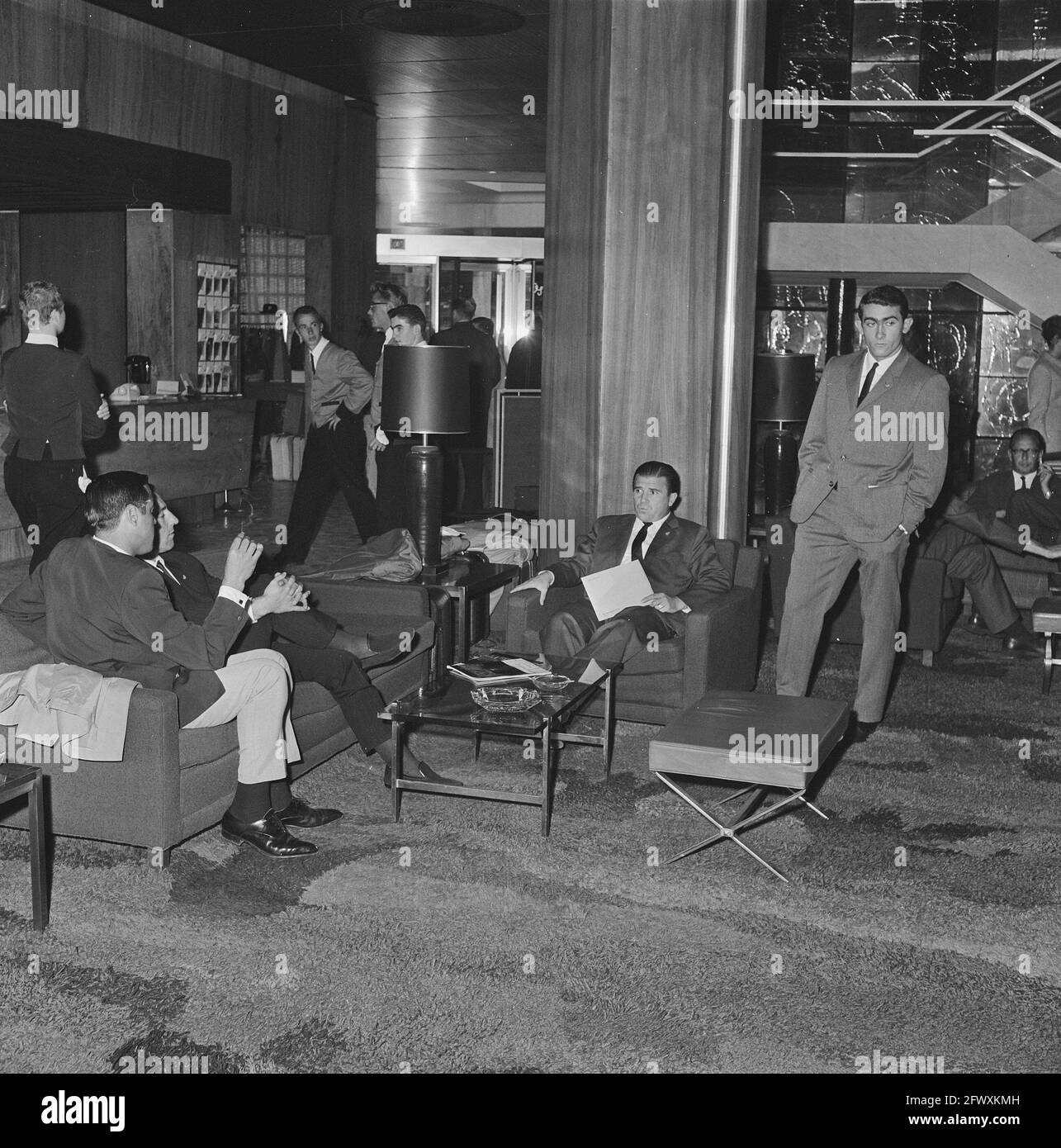 Puskas visited Faas Wilkes in Rotterdam, players in Hil, 7 September ...