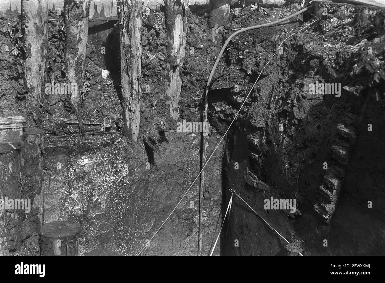 Construction pits Black and White Stock Photos & Images - Alamy