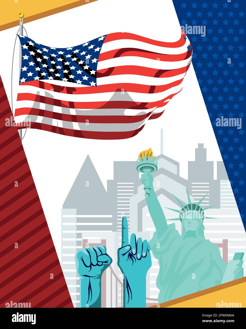american freedom independence Stock Vector Image & Art - Alamy
