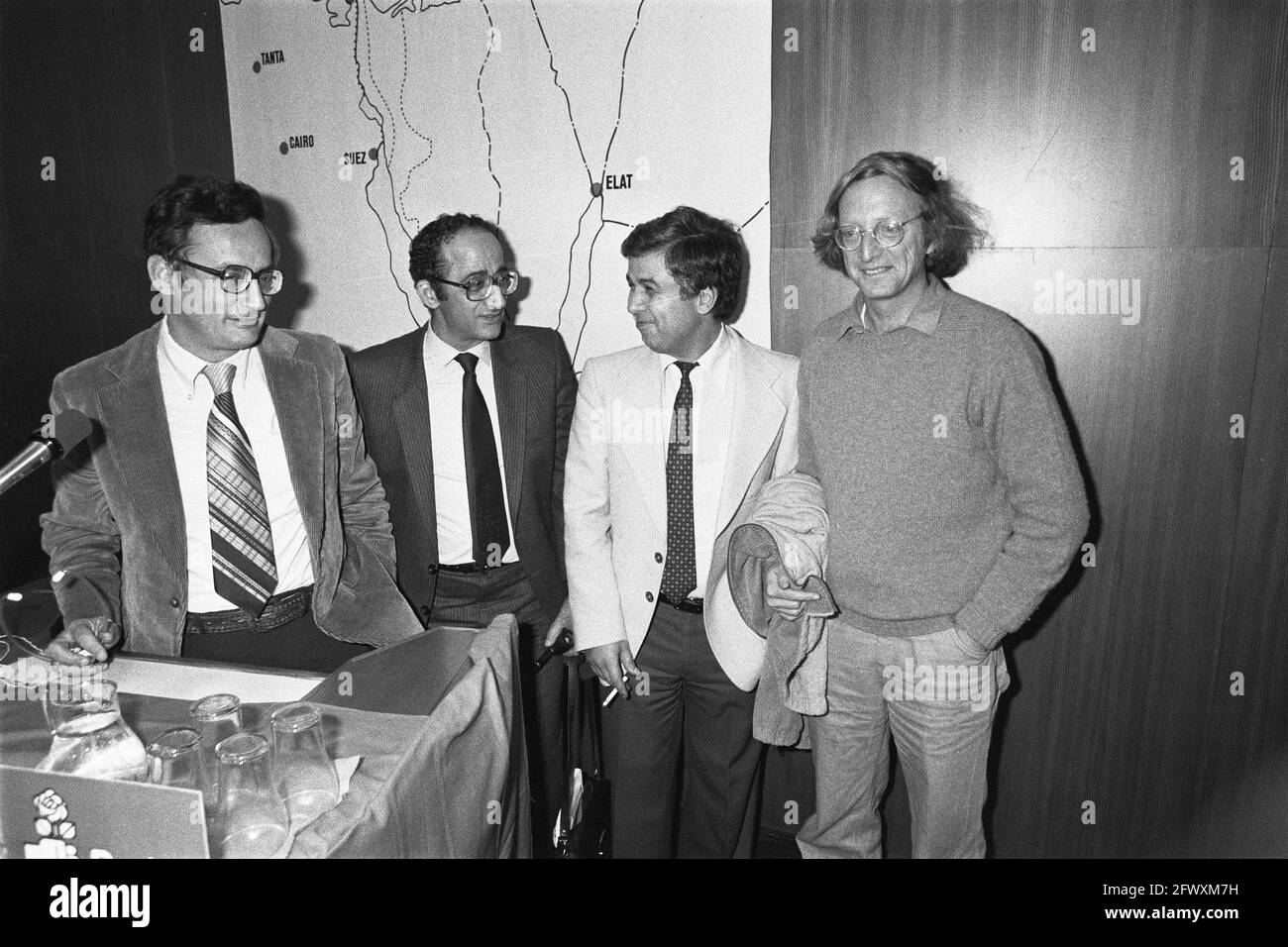 PvdA conference on Middle East in Amsterdam, prof. Emmanuel Sivan , Ali ...