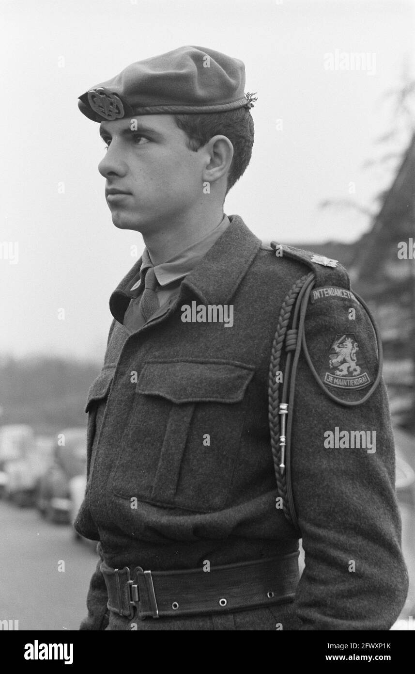 Honorary cord in the Royal Army. Soldier with the honorary cord ...