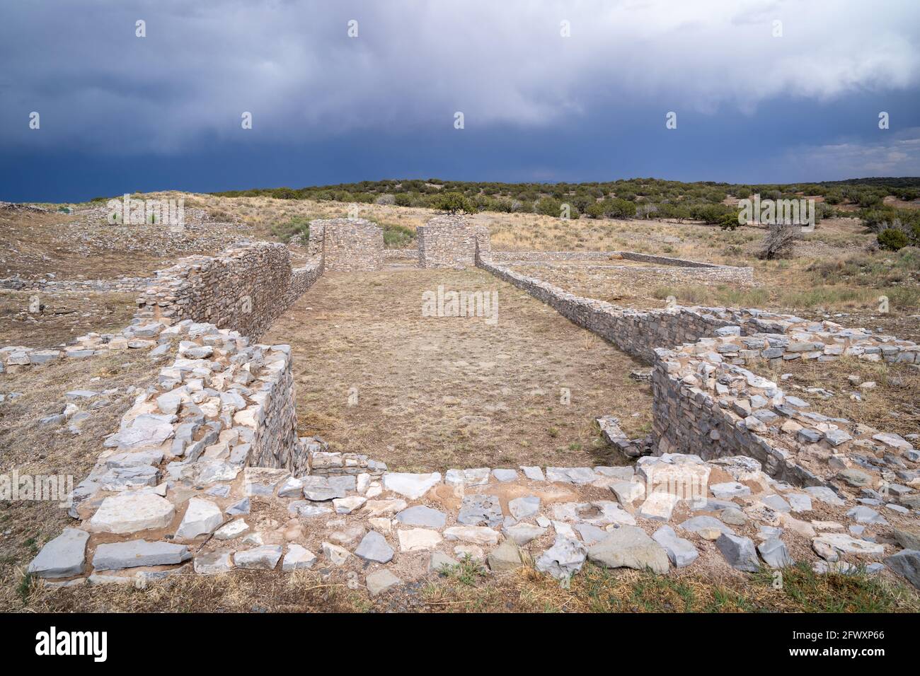 Mission church ruins at Gran Quivira Ruins, an historical Spanish ... Mission church ruins at Gran Quivira Ruins, an historical Spanish ...