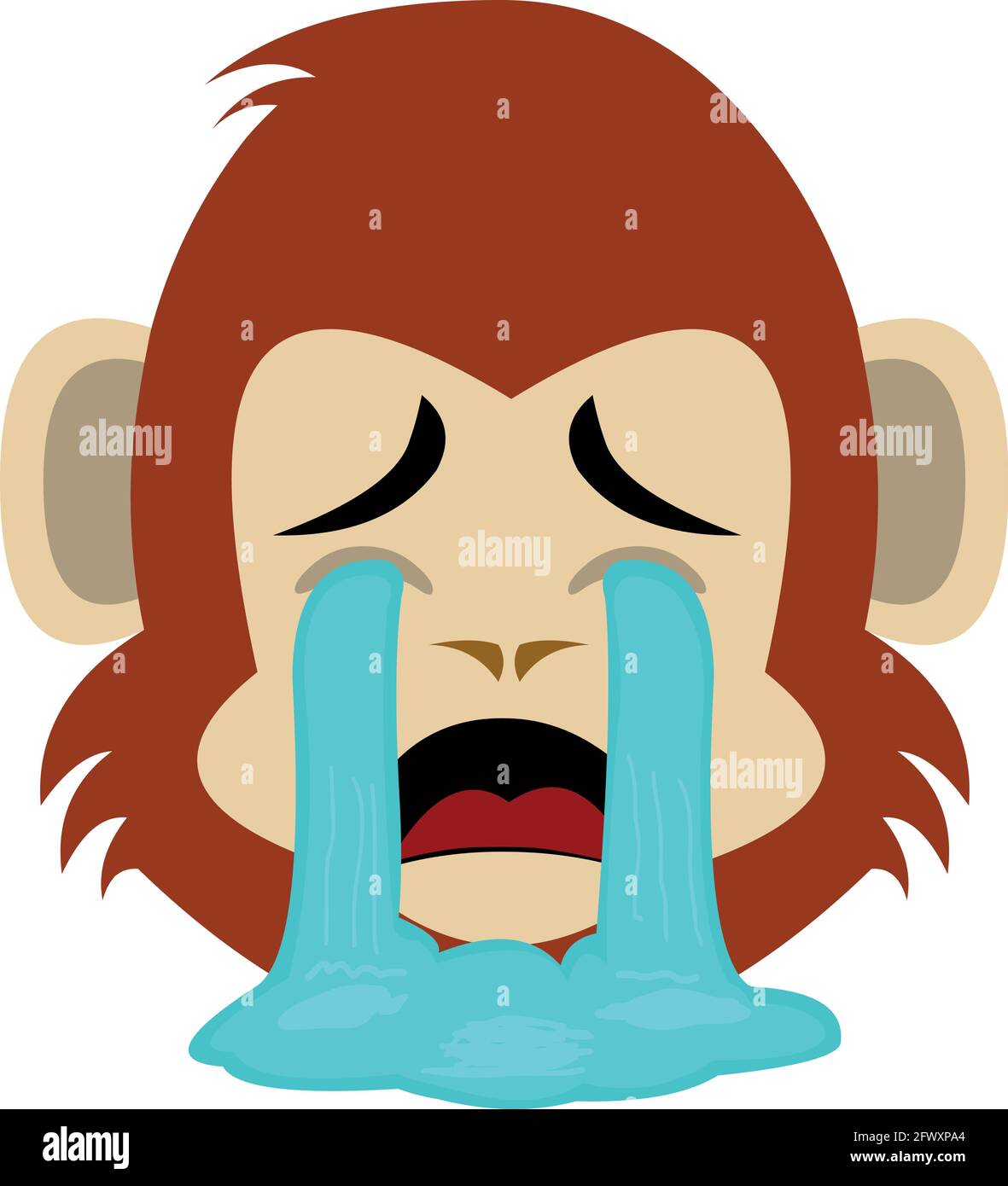 Monkey crying hi-res stock photography and images - Alamy