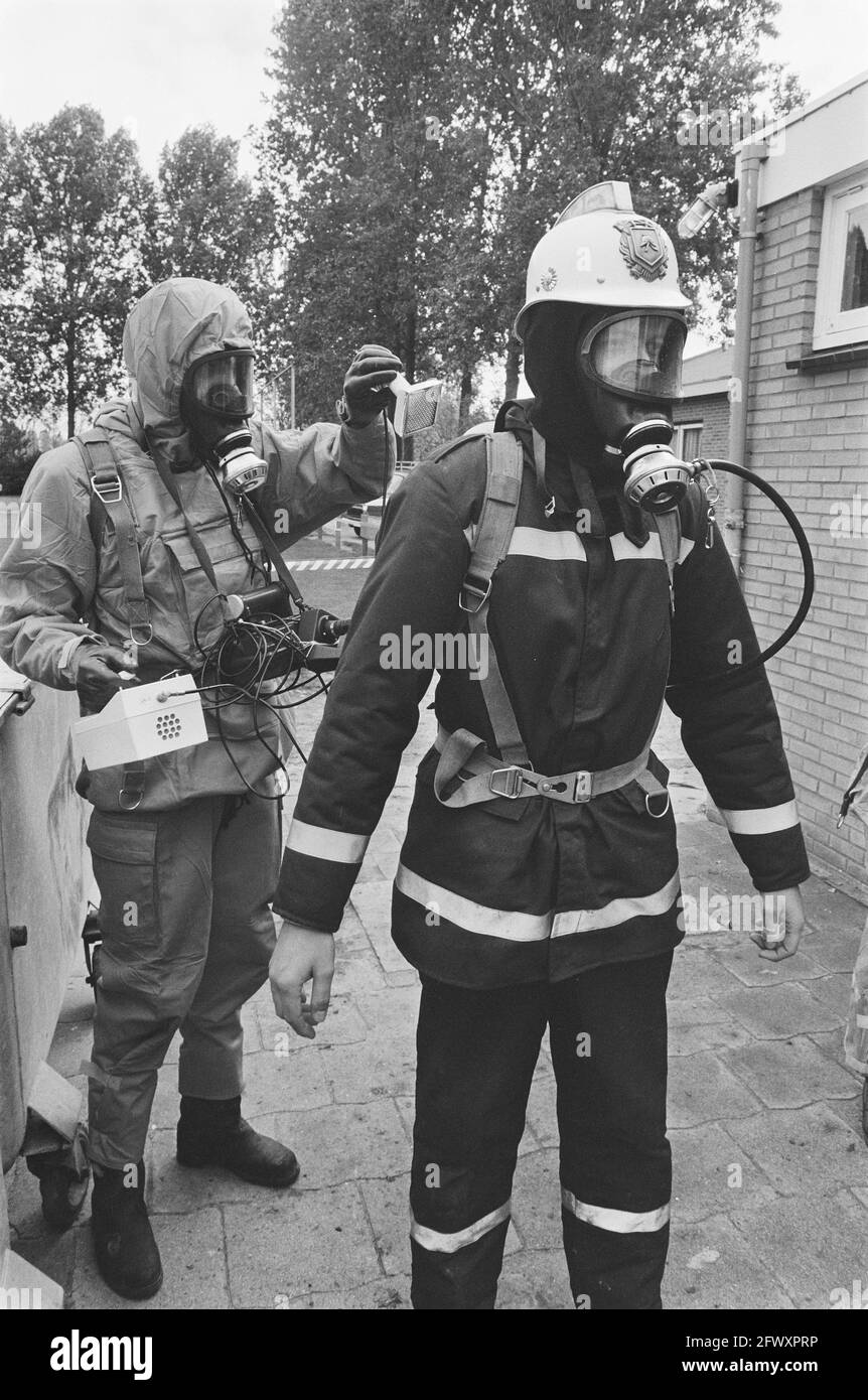 Disaster exercise around Borssele nuclear power plant; radioactively ...