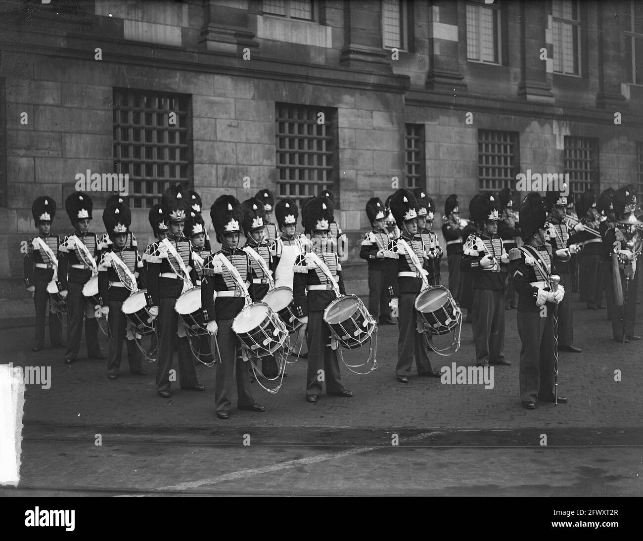 Honor Guard Royal Palace, January 21, 1949, PALACE, guard of honor, The ...