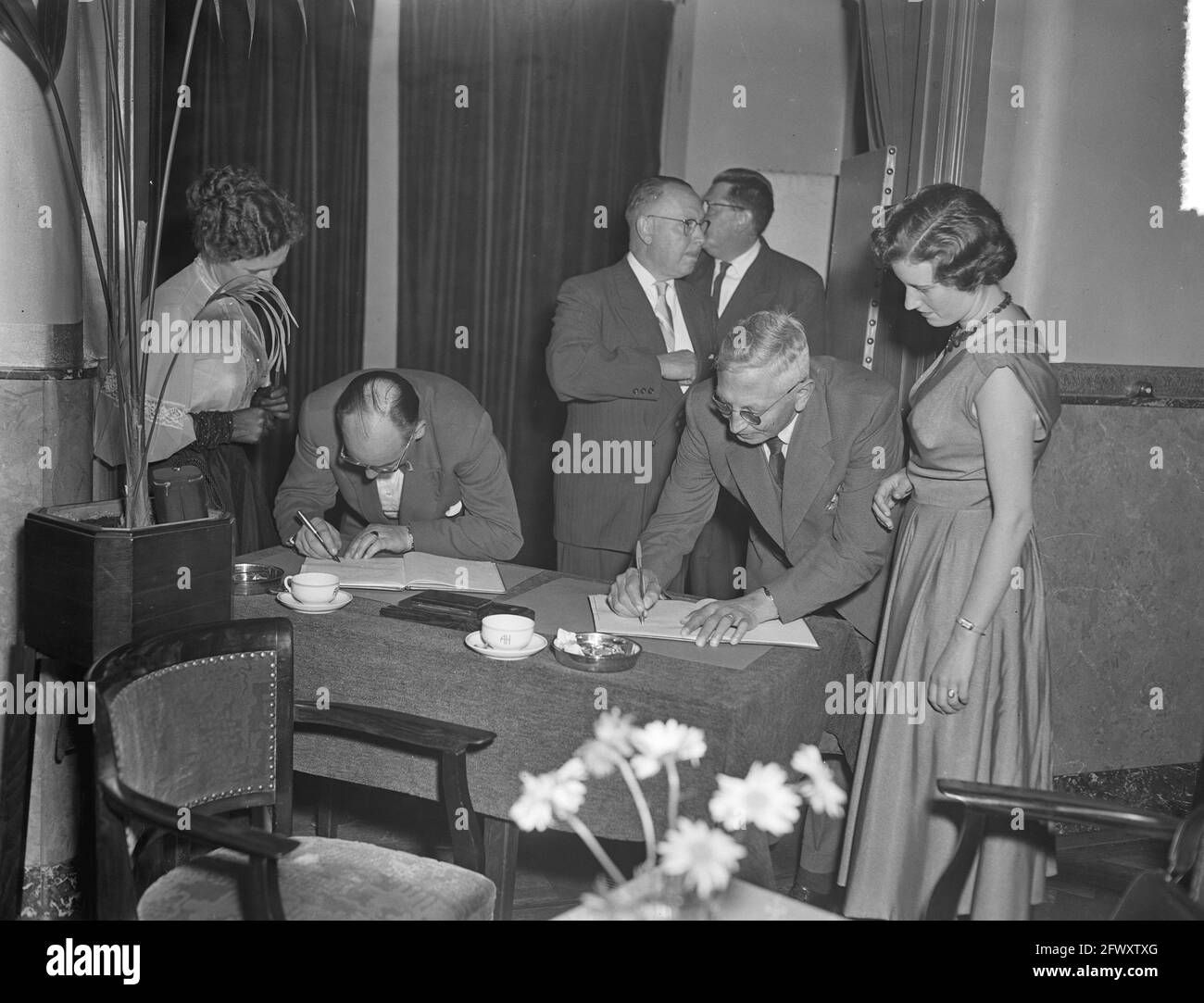 Reception in favor of 75th anniversary of the Dutch Bakery Association ...