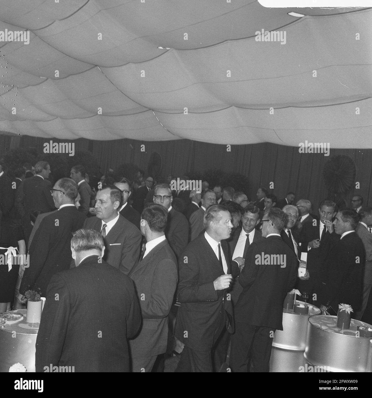 Reception on the occasion of the opening, 24 September 1968, group ...