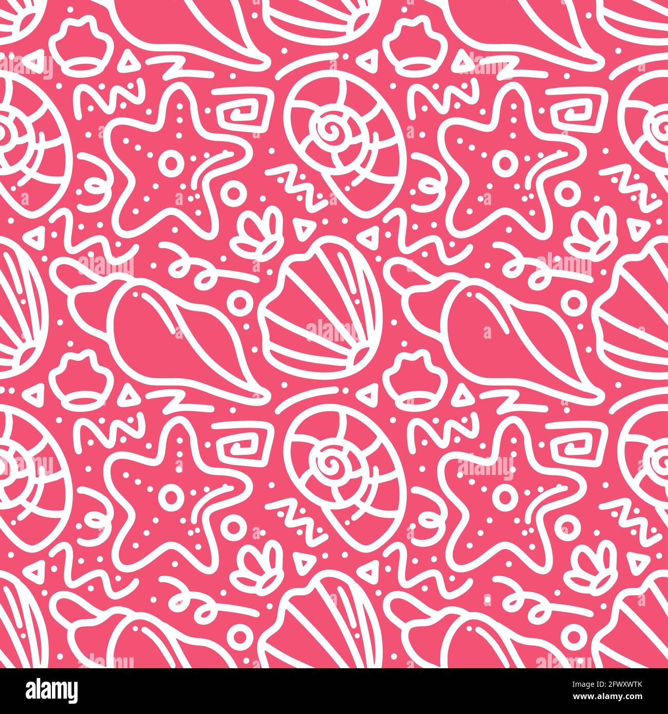 doodle set of sea animals hand drawing Stock Vector Image & Art - Alamy