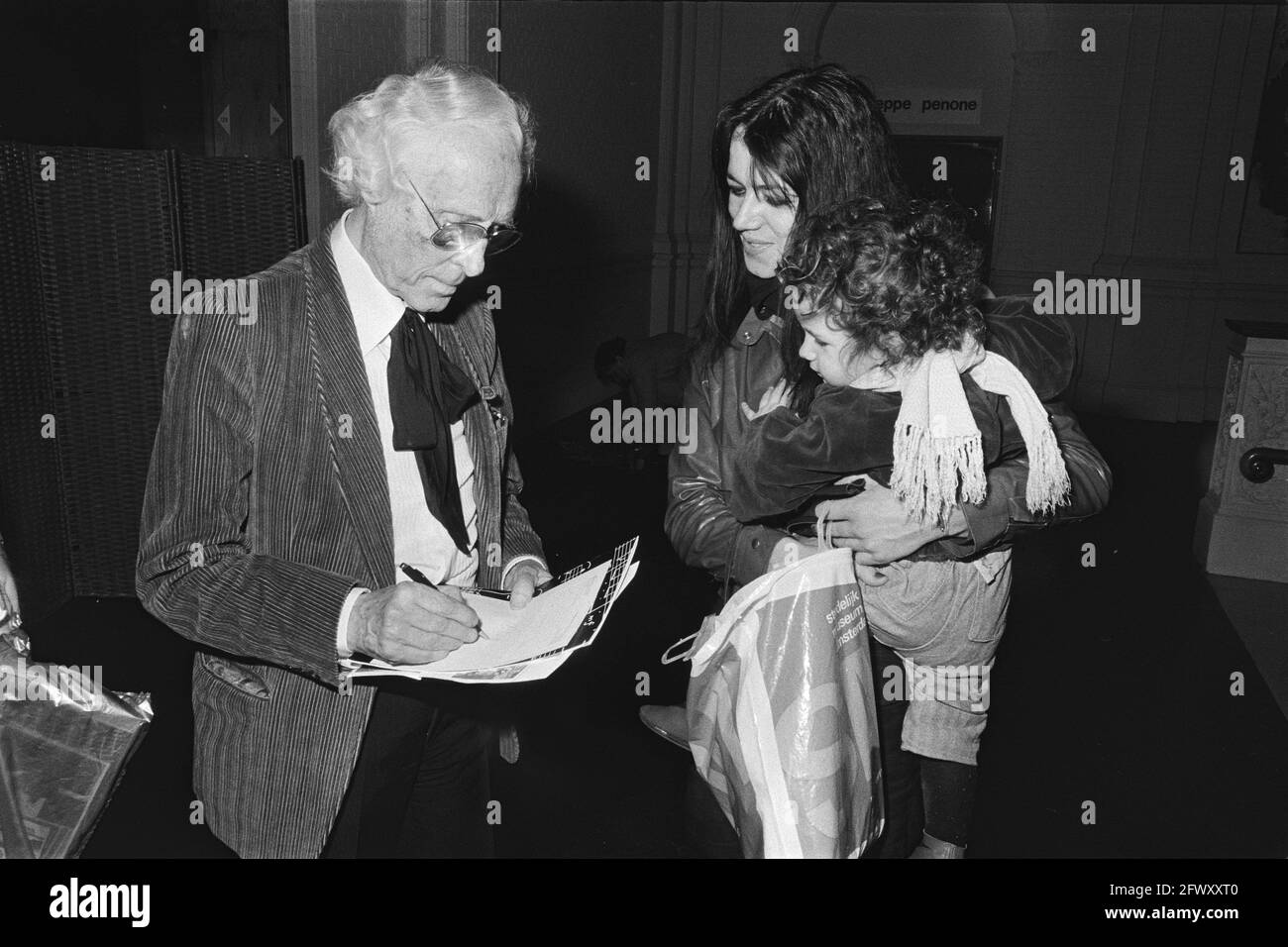 Opening exhibition of painter Carel Willink in the Stedelijk Museum in ...