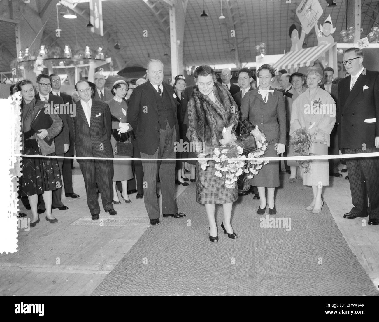 Opening of the Household Fair in the RAI building, March 22, 1957 ...