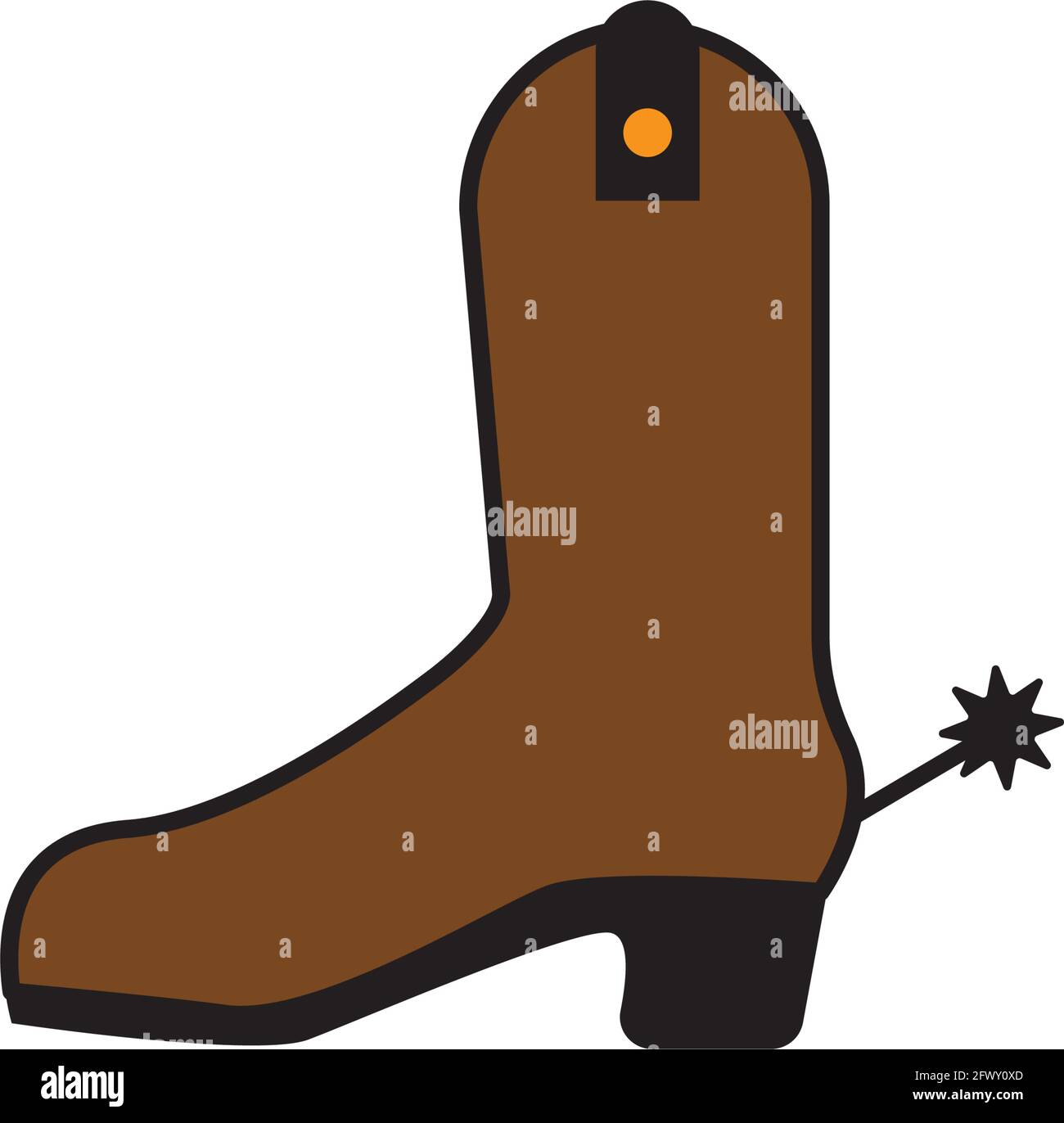 Male Spur Stock Vector Images - Alamy