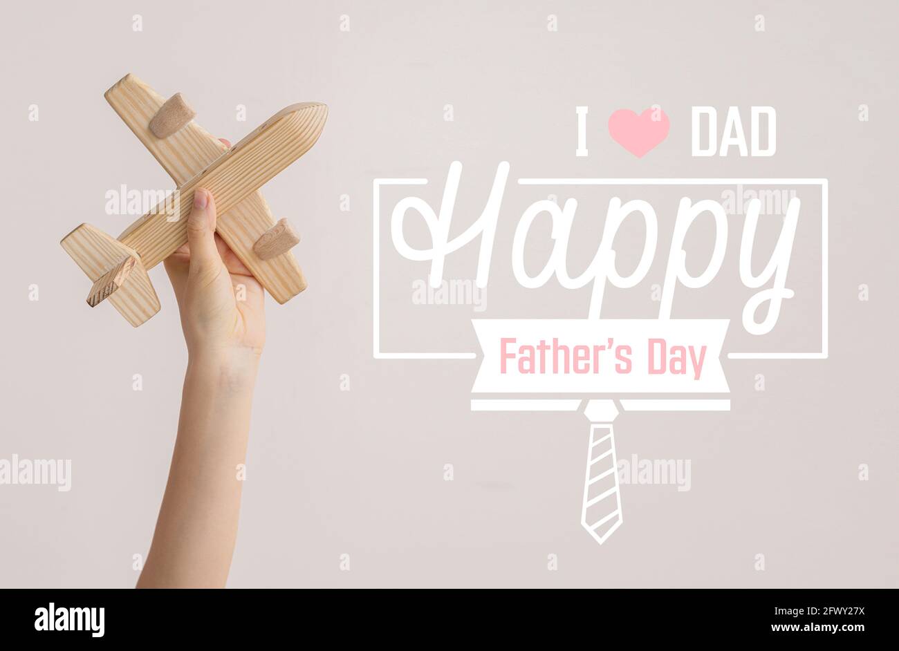 Beautiful greeting card for Father's Day celebration Stock Photo - Alamy
