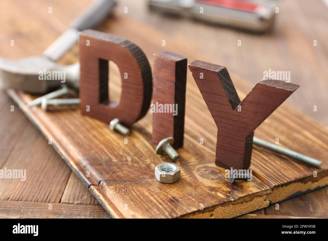 Diy word hi-res stock photography and images - Alamy
