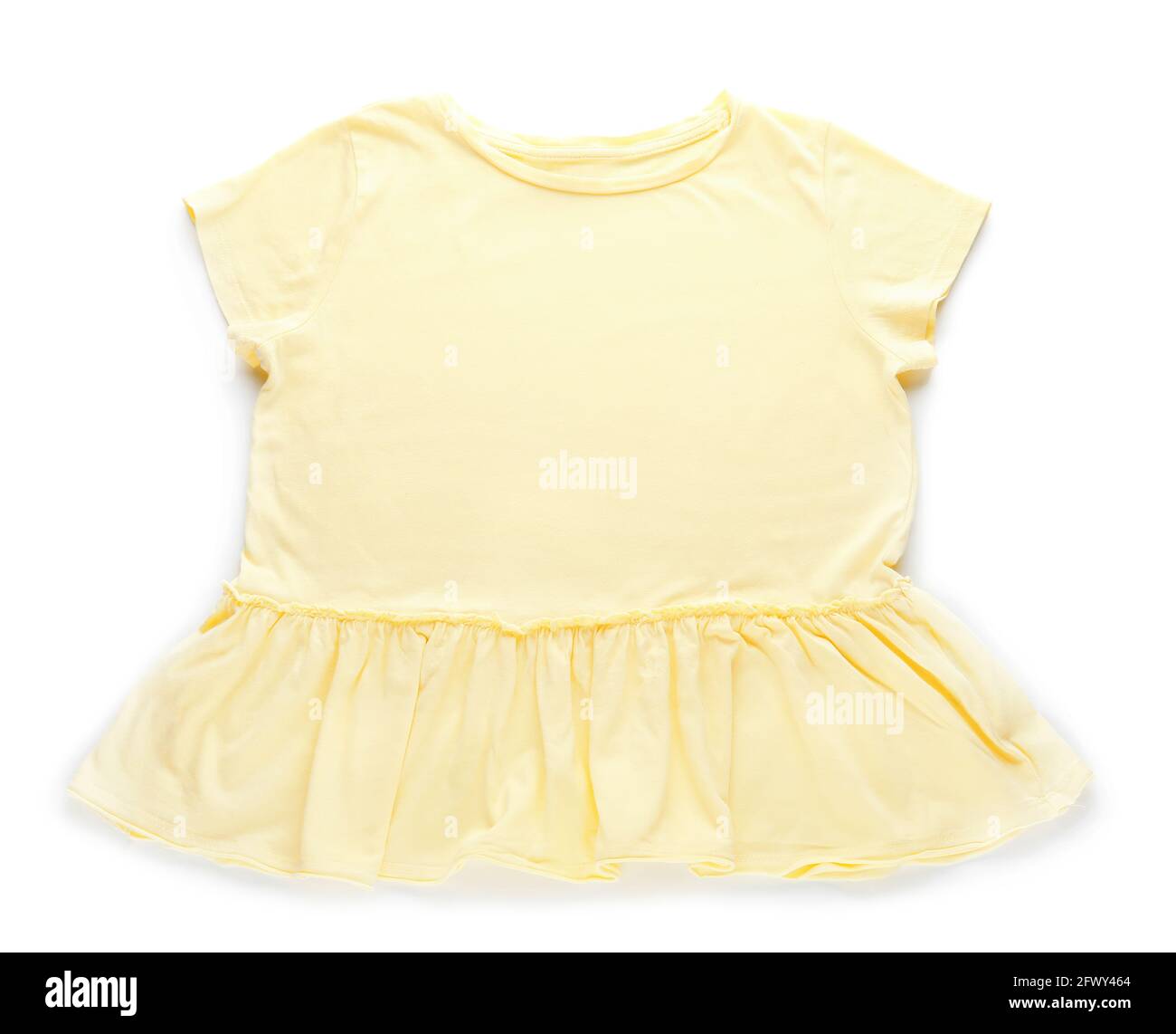 Children's clothes on white background Stock Photo - Alamy