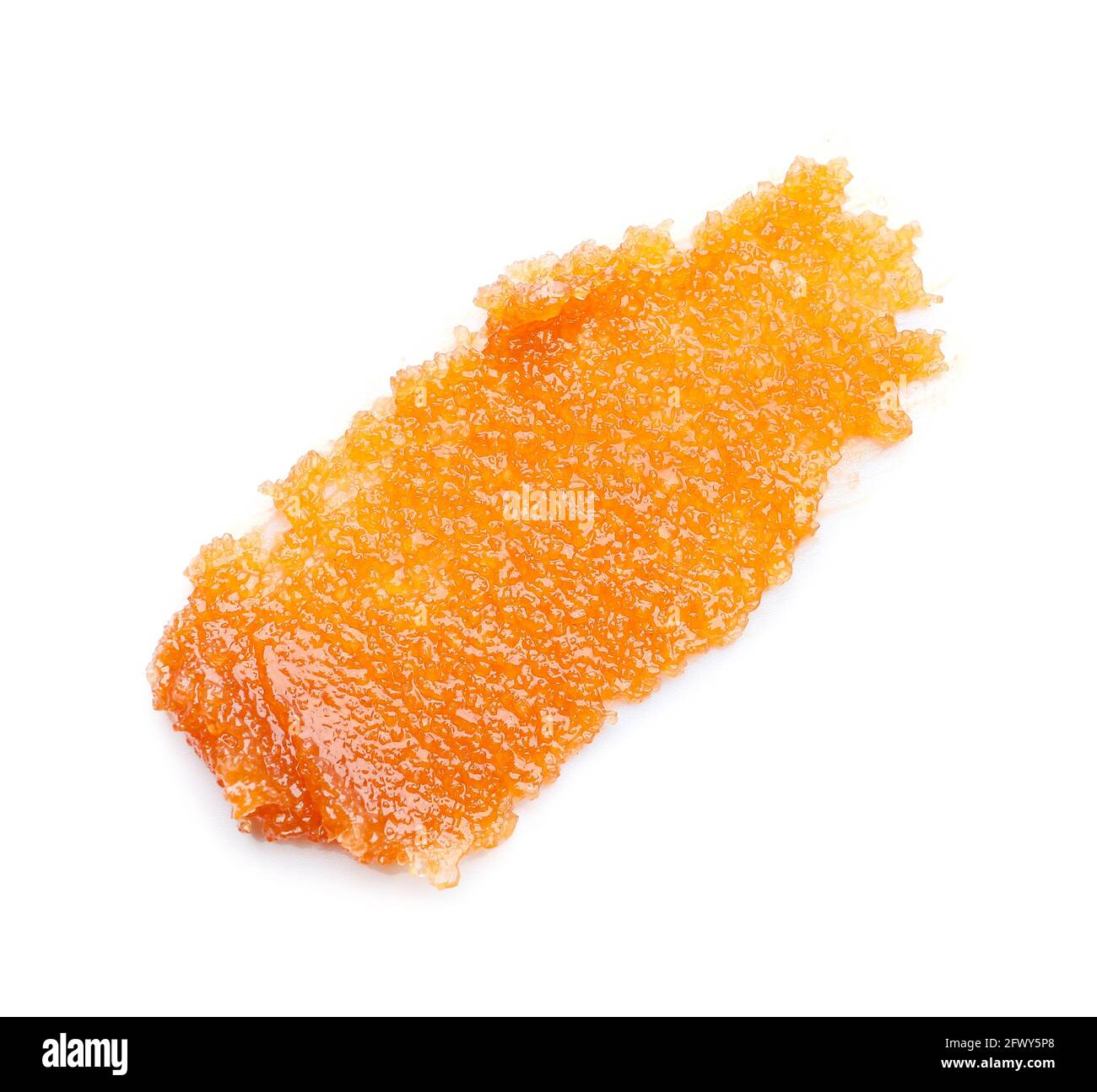 Sample of body scrub on white background Stock Photo - Alamy