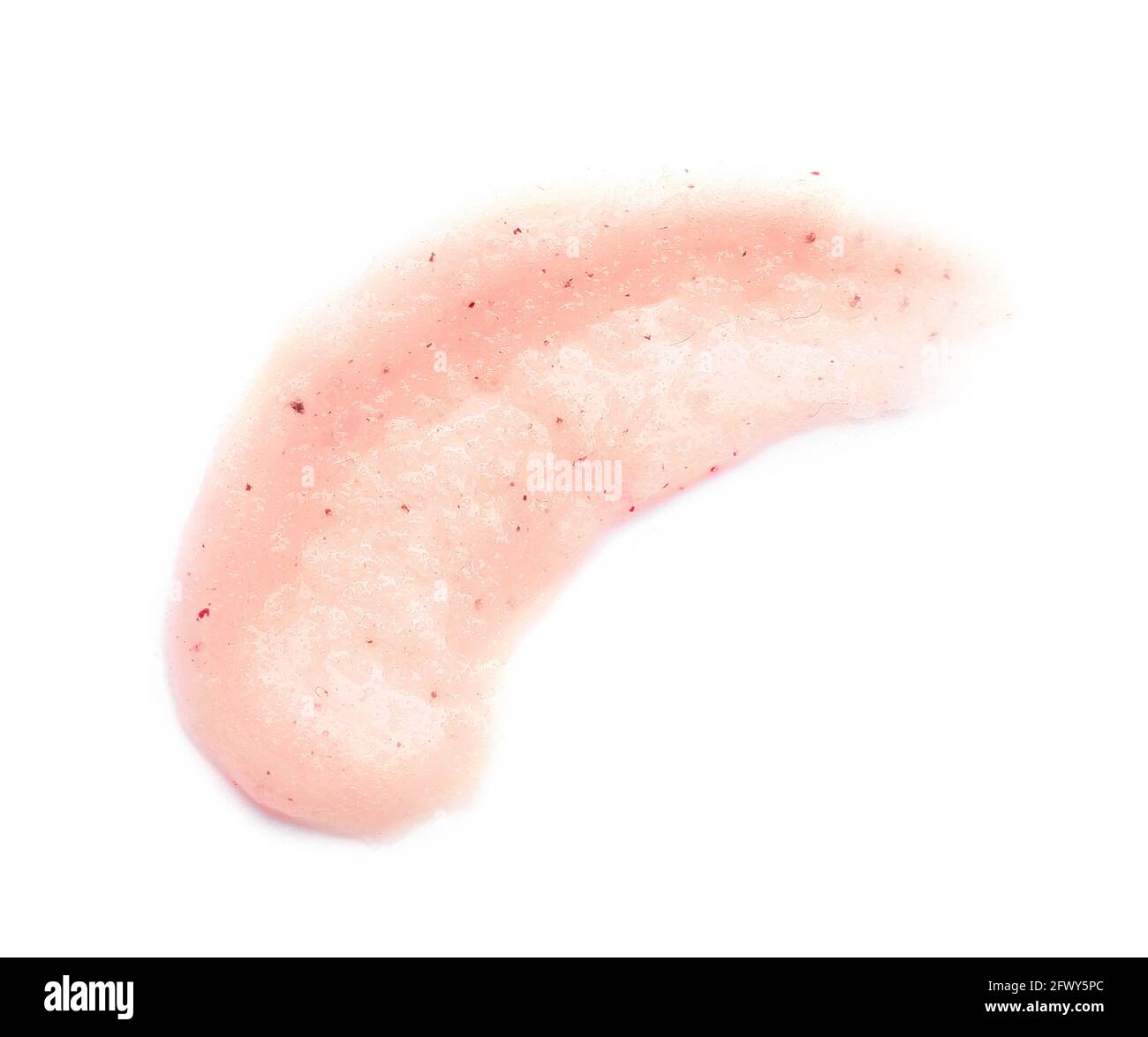 Sample of body scrub on white background Stock Photo - Alamy