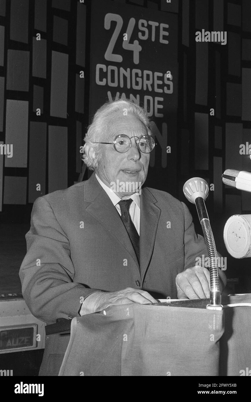 Honorary Board Member Paul de Groot speaking, May 26, 1972, communism ...