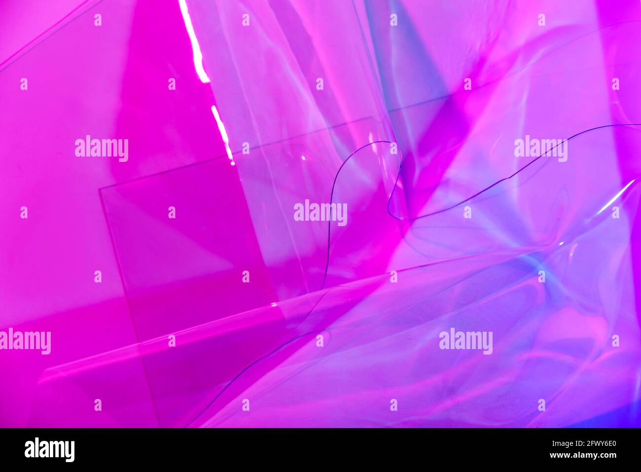 Texture of transparent plastic surface on dark color background Stock ...