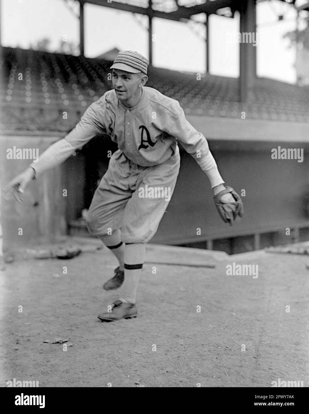 James Robert "Bob" Shawkey, Philadelphia Athletics, 1913 Stock Photo ...