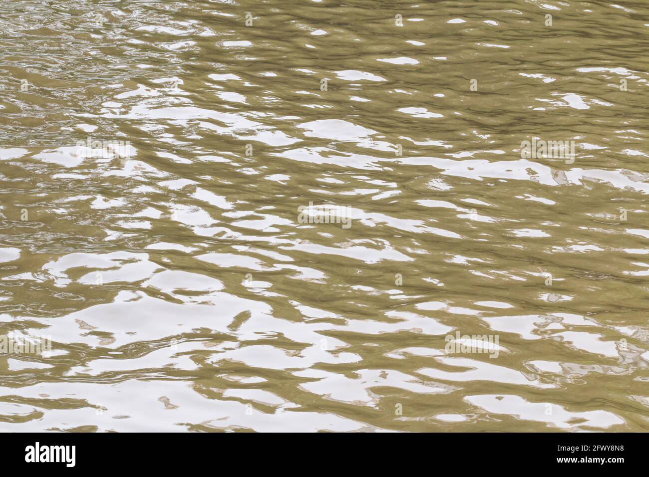 Reflections dirty water from the canal background Stock Photo - Alamy