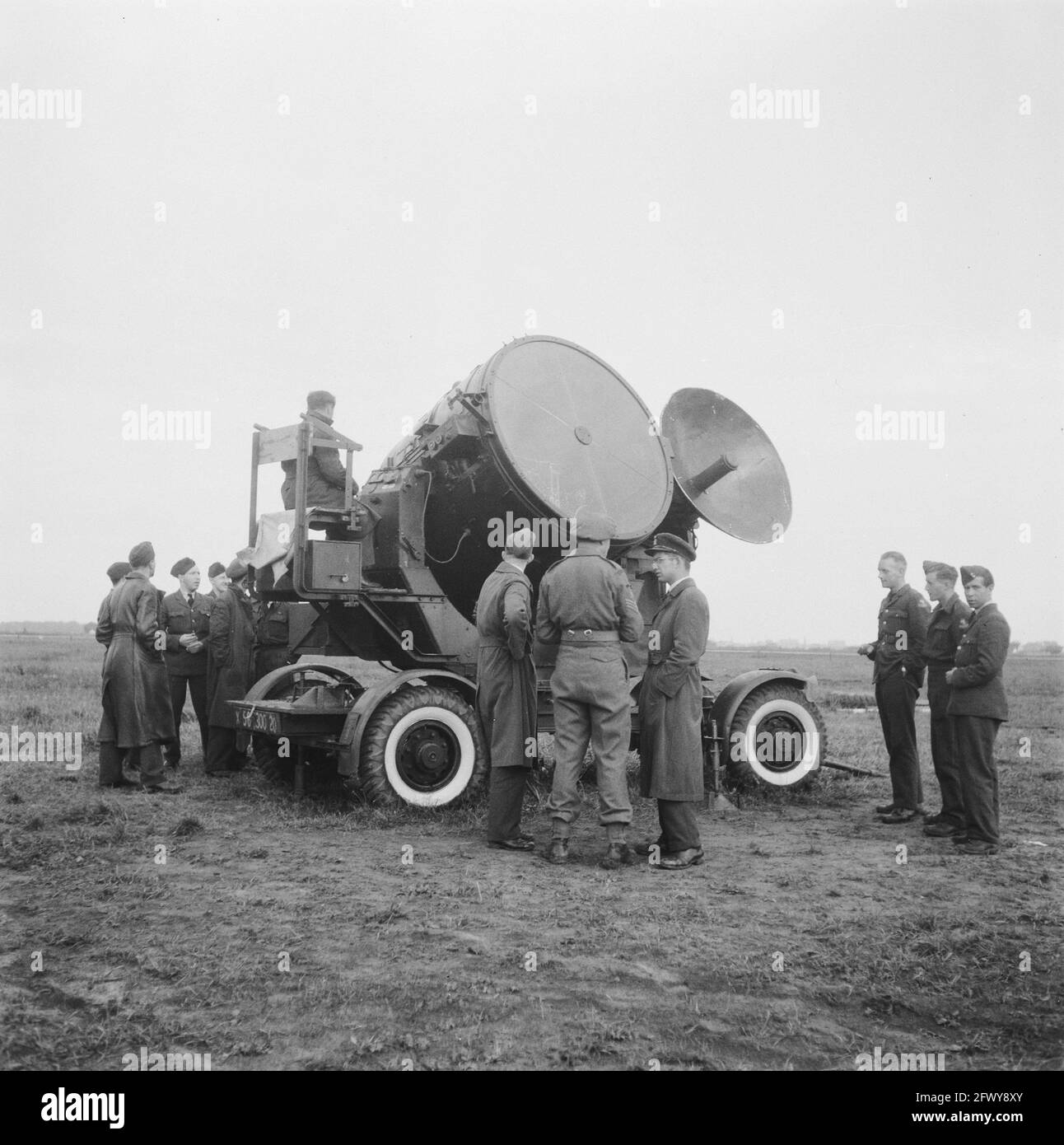 Radar demonstration, June 11, 1946, army, radars, vehicles, The ...