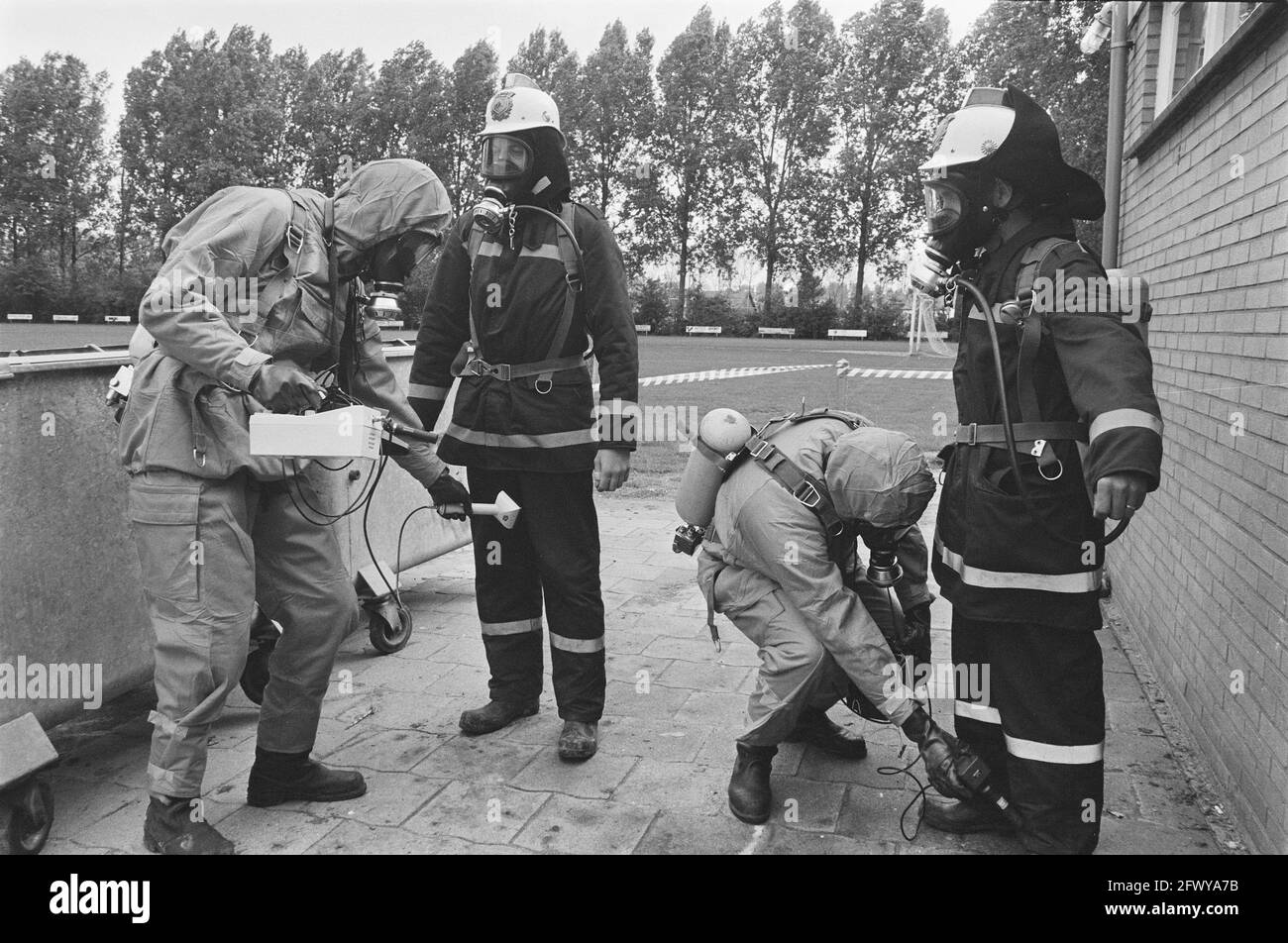Disaster exercise around Borssele nuclear power plant; radioactively ...