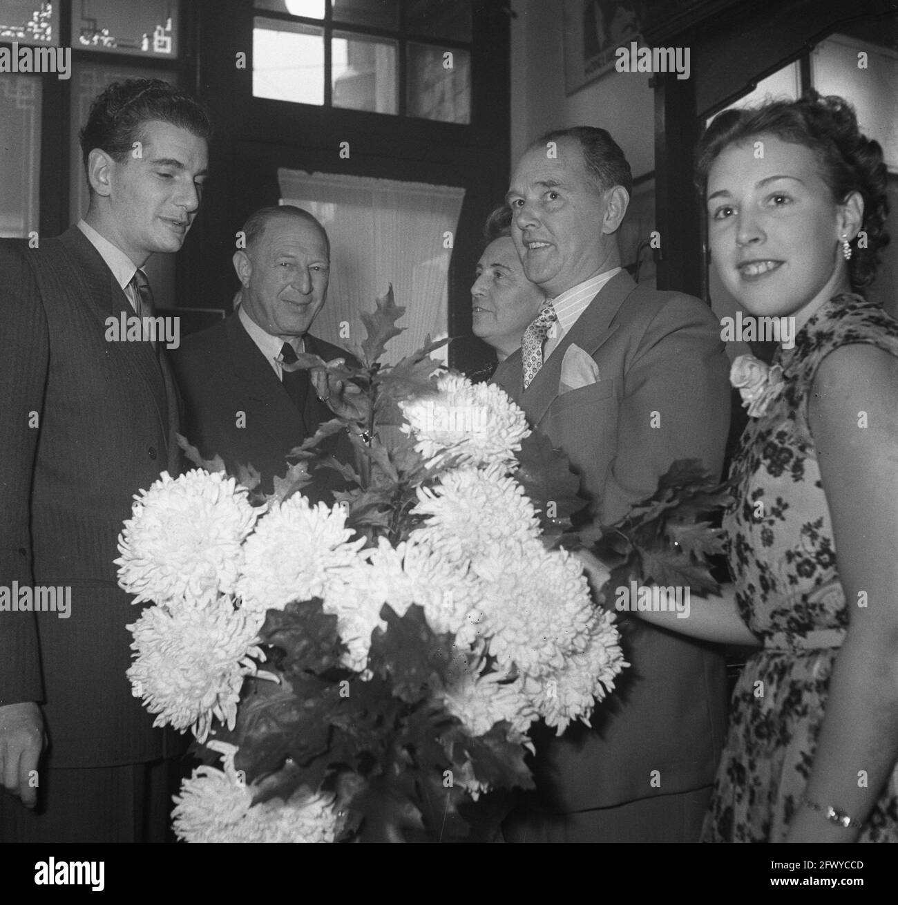 Reception Jan (van) Pul, 40 years hats, 1 October 1952, anniversaries ...