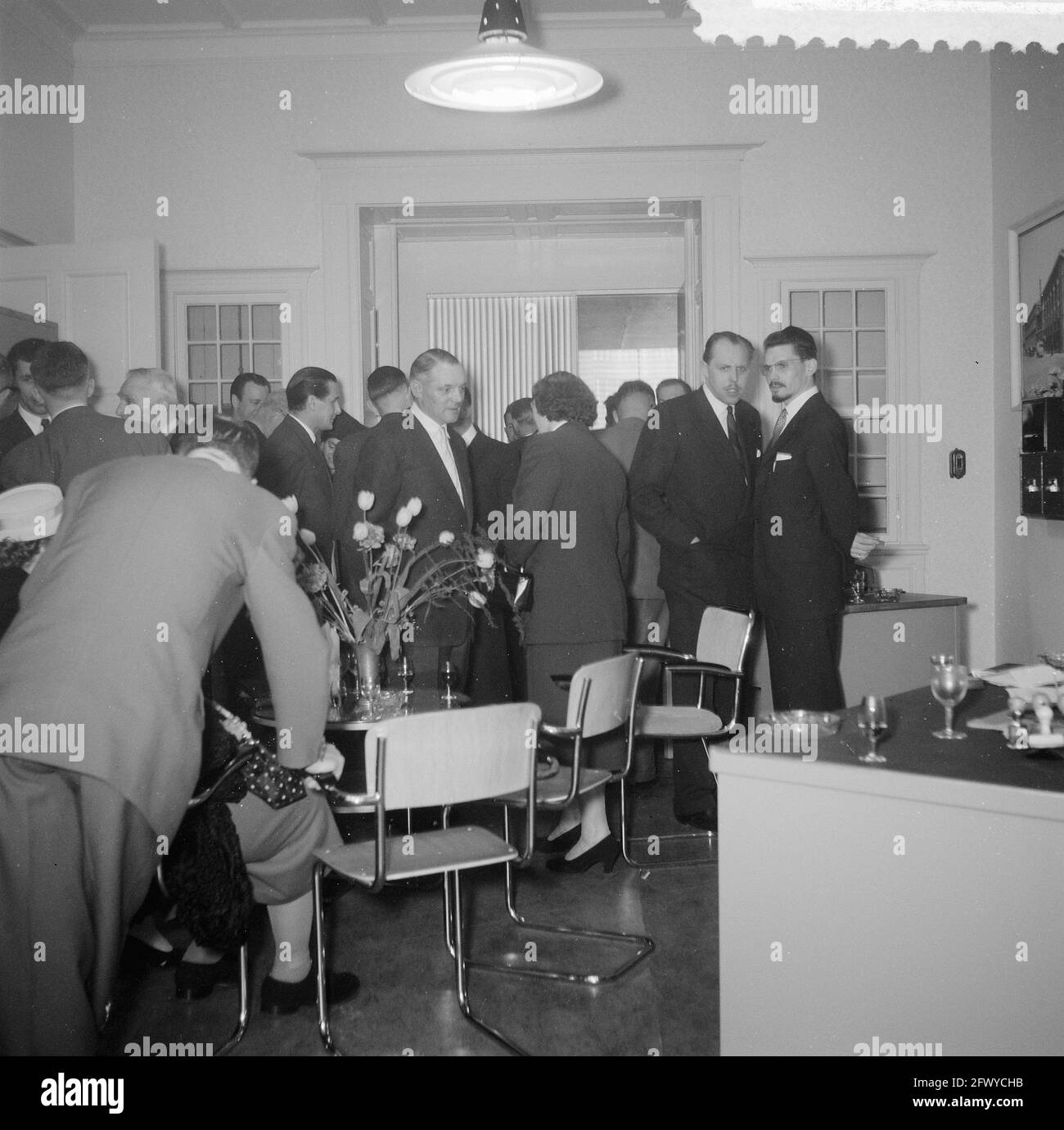 Reception Novak, 9 April 1957, receptions, The Netherlands, 20th ...