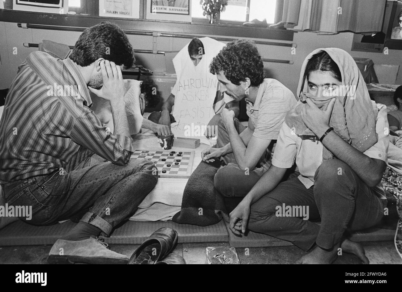 On the right fifteen year old girl Nuran, 17 August 1983, hunger ...
