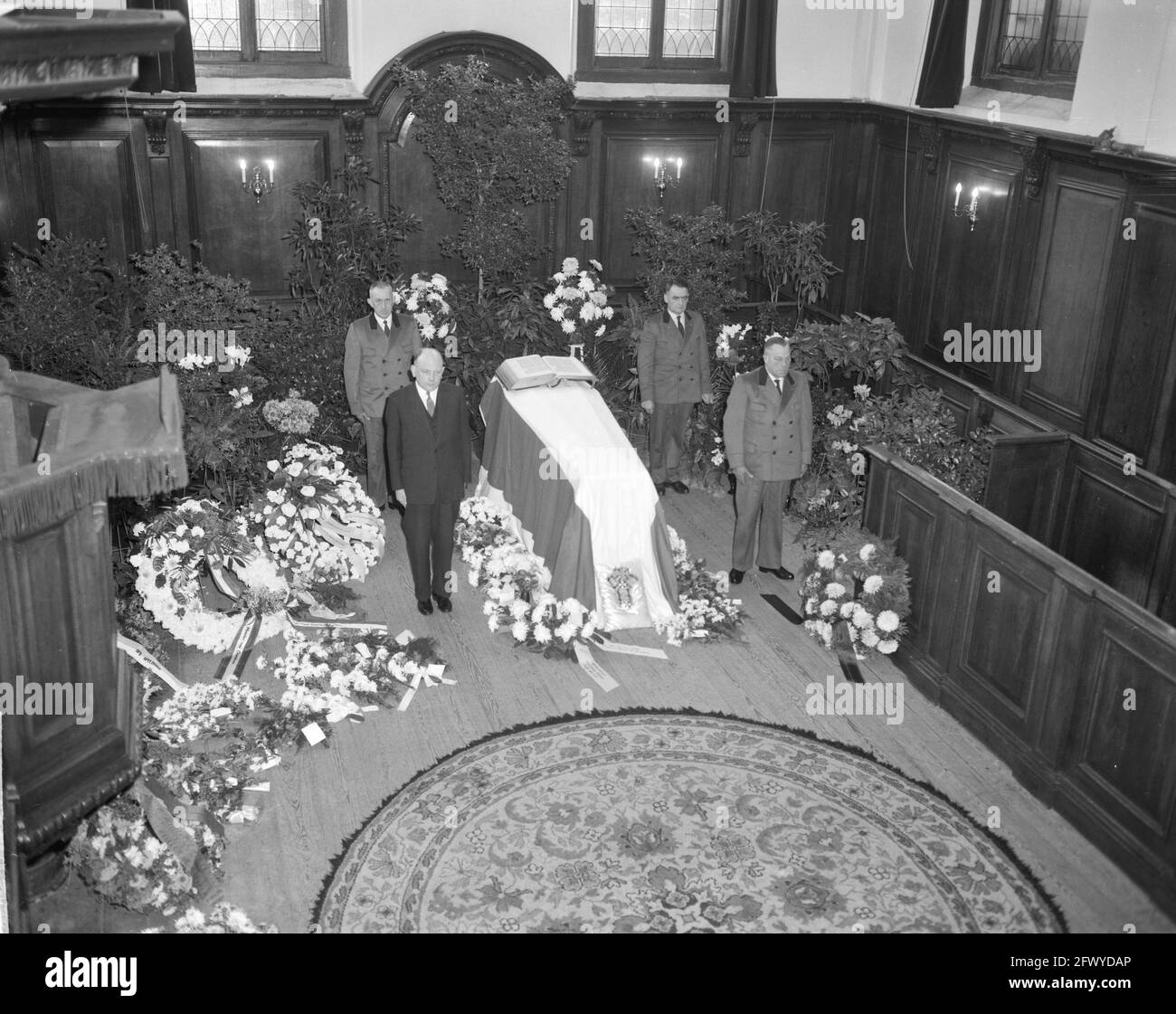 Apeldoorn, interior chapel palace Het Loo. House staff of the palace ...