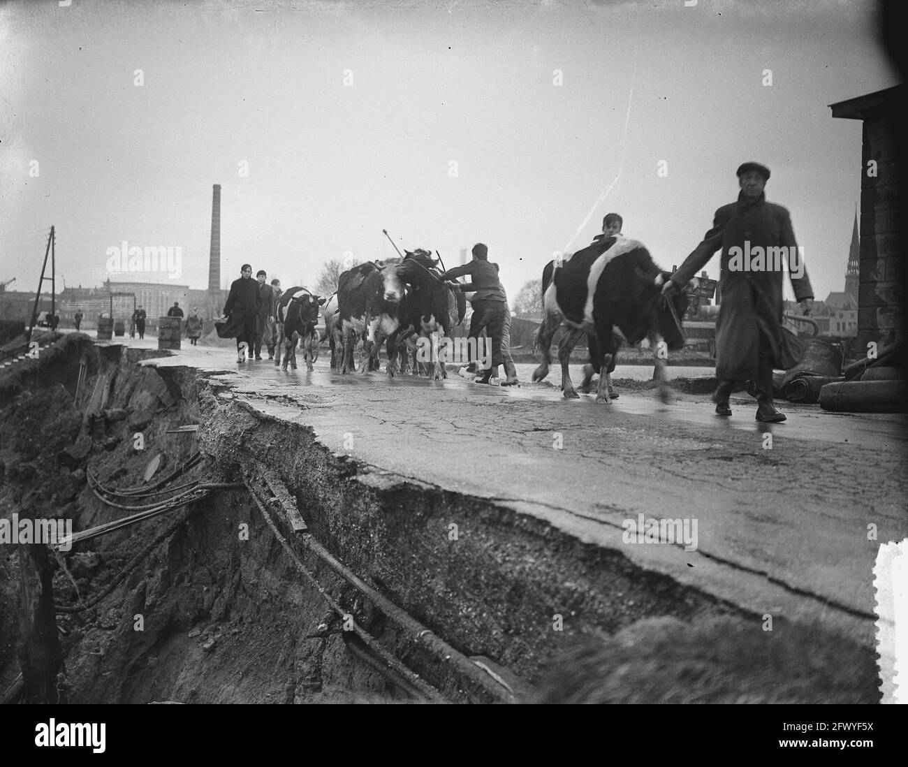 Badly damaged dike body hi-res stock photography and images - Alamy
