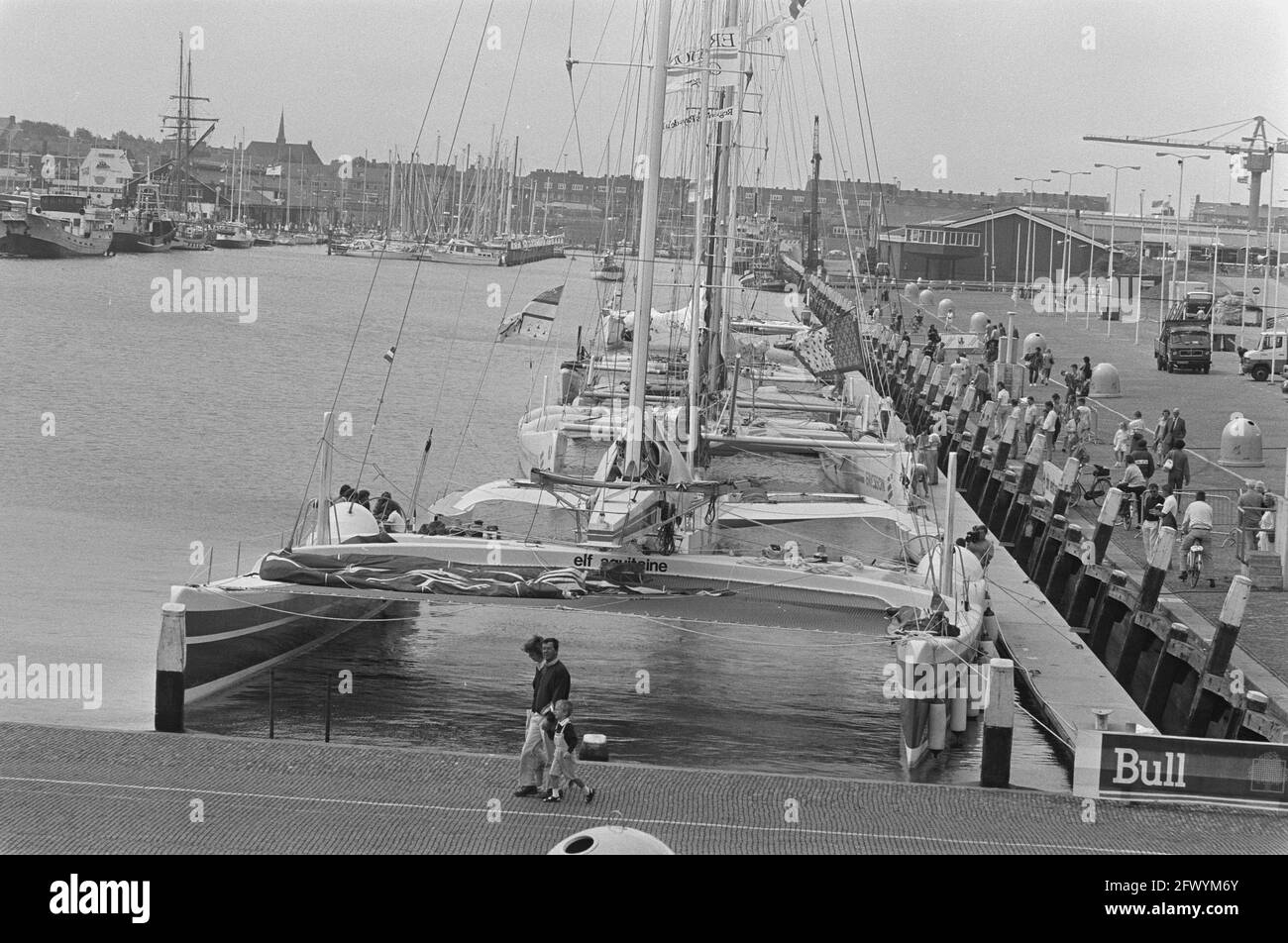 Giant catamarans in Scheveningen, July 8, 1987, CATAMARANS, The ...
