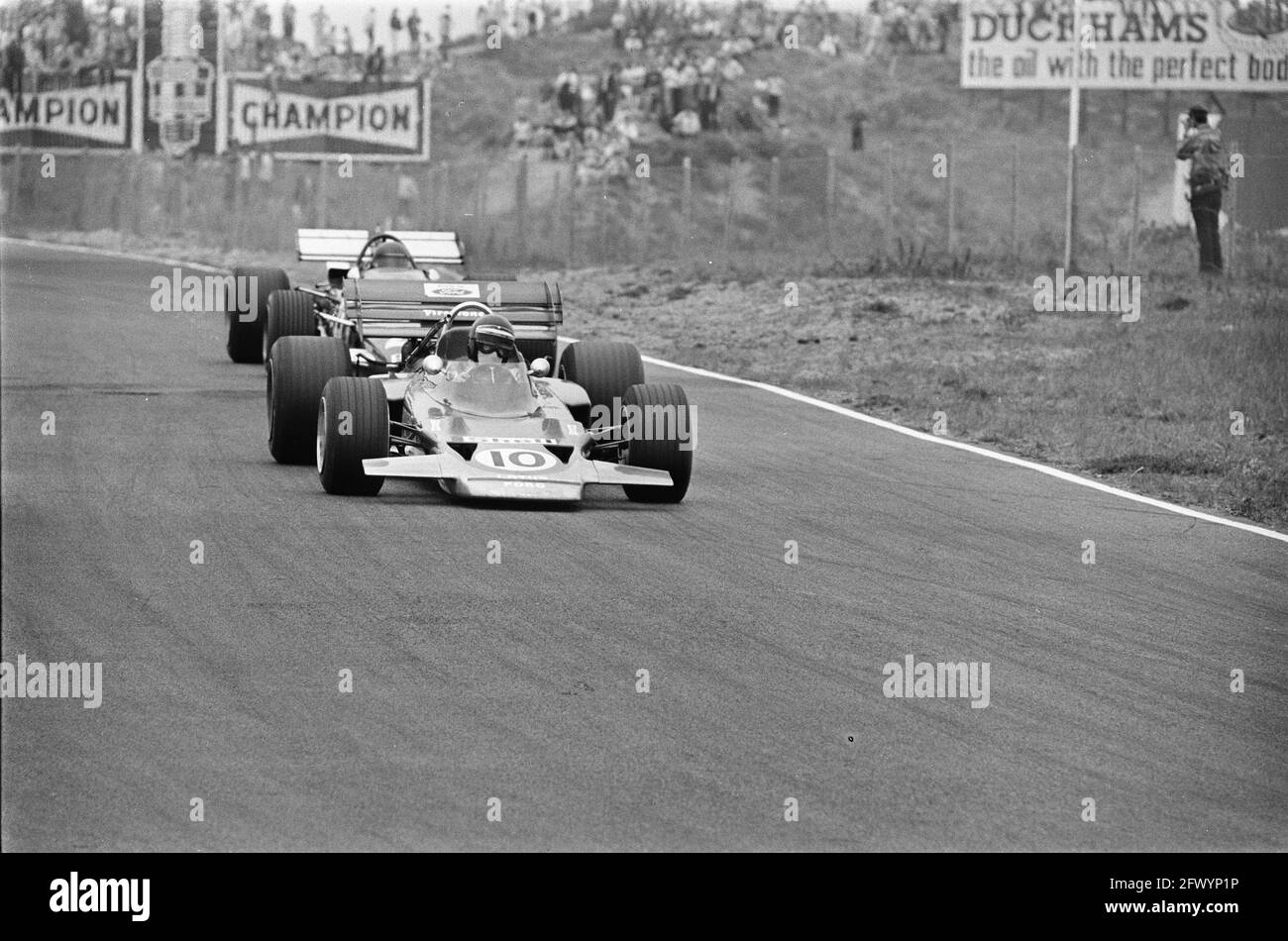 Rindt and Ickx at 1970 Dutch Grand Prix Stock Photo - Alamy