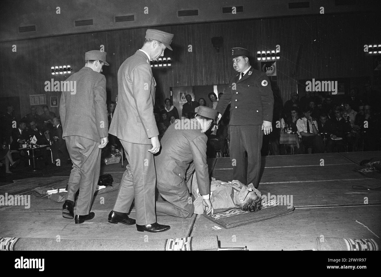 Red Cross gave demonstration in Kras. German Red Cross team, September ...