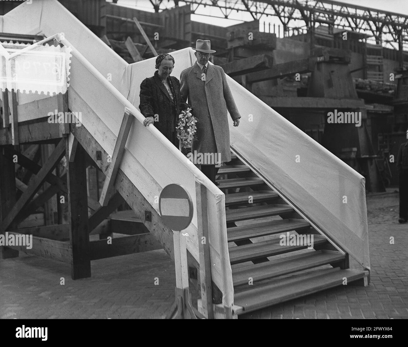 Rotterdam dry dock company nv rotterdam launching turbinate tank hi-res ...